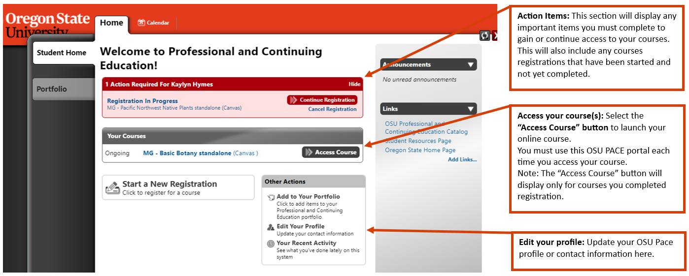 Accessing Your Online Professional and Continuing Education Courses